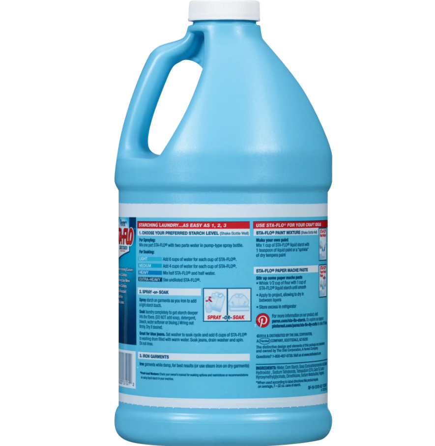 Dial Corporation Sta Flo Purex Liquid Starch 64 oz - 6 Pack 2420013101