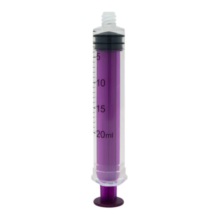 Rx Crush Non Sterile Female ENFit Syringe with Purple Plunger SYEN10-25