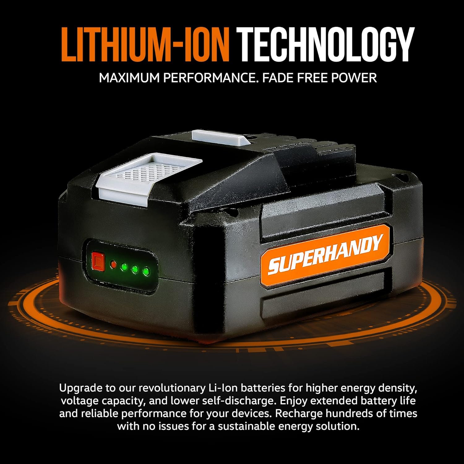SuperHandy Rechargeable Lithium-Ion 48V 2Ah Battery - For Mobility ...