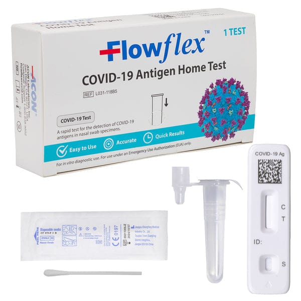 Abbott BinaxNOW COVID‐19 At Home Antigen Self Test - 2 Tests 195-160