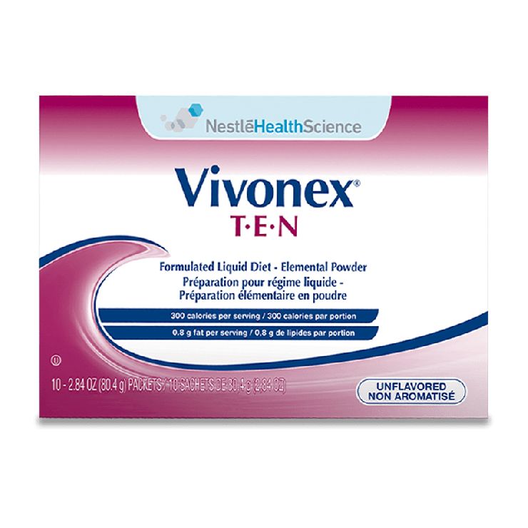 Nestle Vivonex T.E.N, Unflavored, 2.84 oz. 07127400