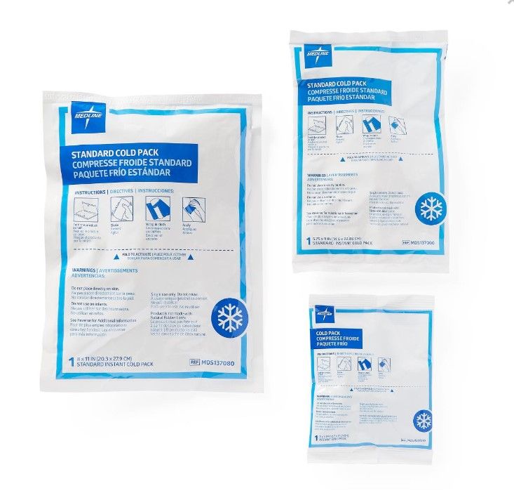 Medline Standard Instant Cold Pack 6" x 9" - Clearance MDS137000