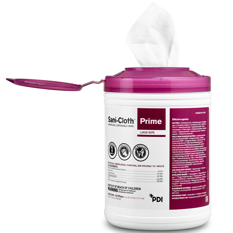 PDI Sani Cloth Prime Germicidal Disposable Wipe P25372
